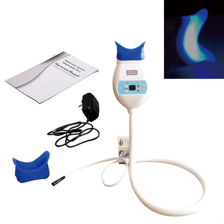 Dental 6 LED professional dental white teeth whitening machine Light lamp Mounted Clamp Bleaching Light