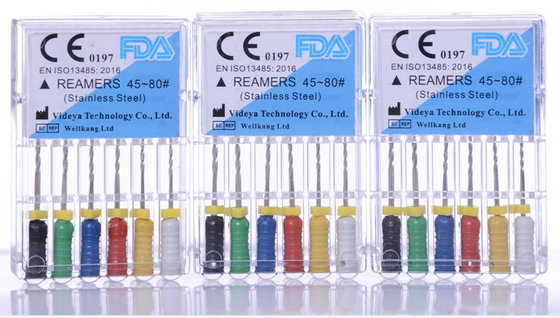 Dental endodontic files K files stainless steel K H R Reamers China manufacture supply