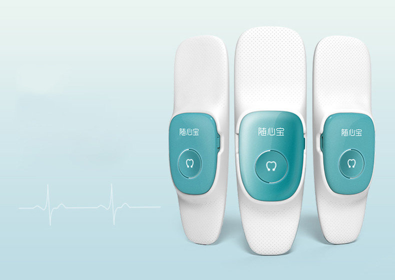 home or outdoor use ecg monitor BLE wireless heart health holter