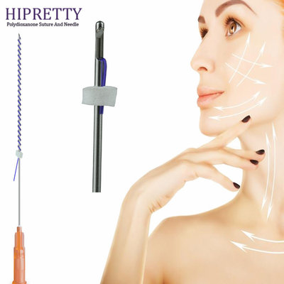 Most professional Face Lifting super screw thread with needle hilo tensor PDO/PCL/PLLA