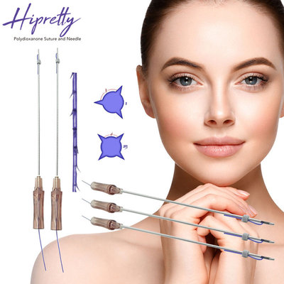Skin care medical face lifting pdo thread needle Screw/Single/3D-COG thread