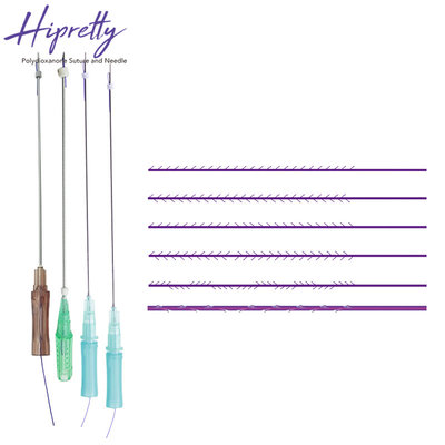 medical beauty 3d face lifting pdo thread barbed/cog thread with CE