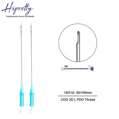 4D cog pdo thread absorbable suture thread face lift pdo neeldle