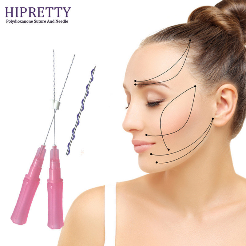 Skin Rejuvenation great pdo lift thread hilo para rostro for Hypodermic Mesotherapy Needle