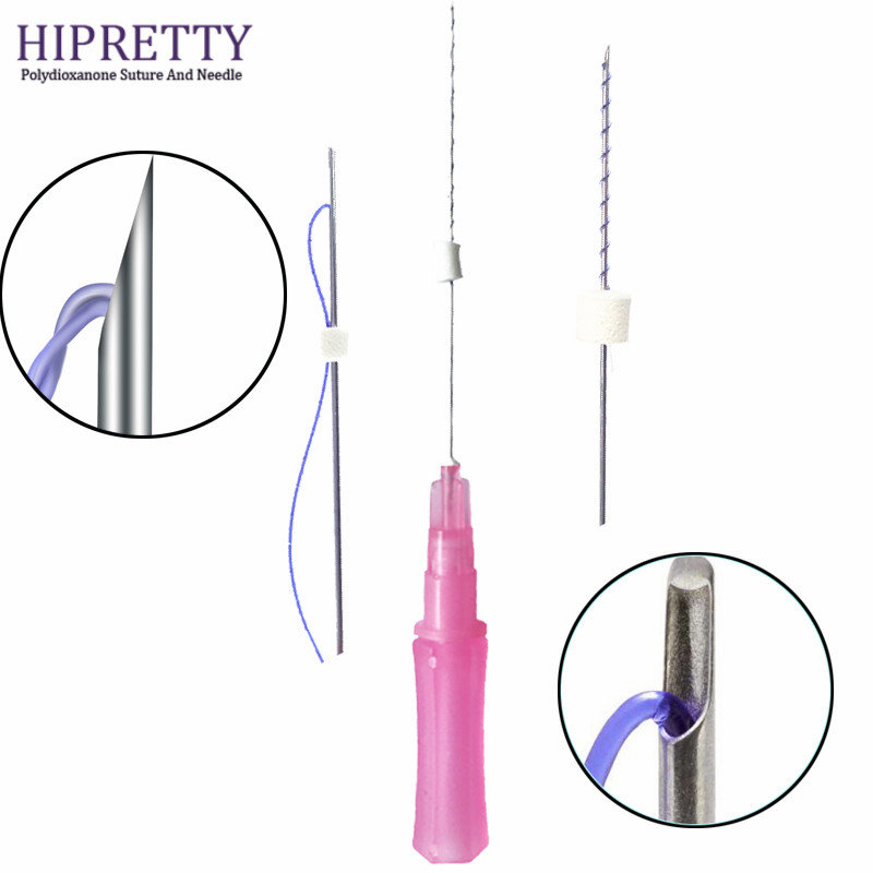 Most professional Face Lifting super screw thread with needle hilo tensor PDO/PCL/PLLA