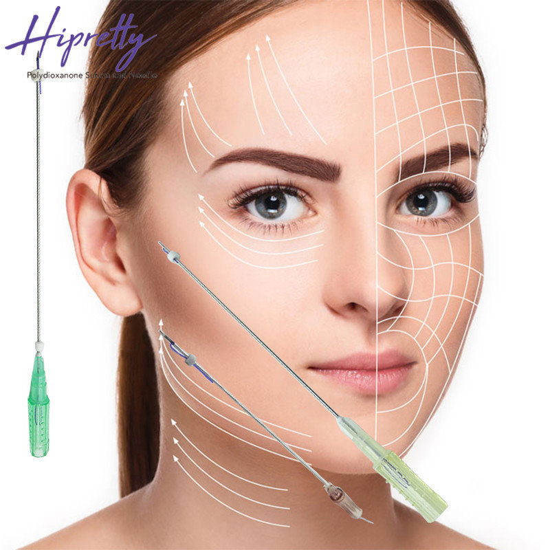 Skin care medical face lifting pdo thread needle Screw/Single/3D-COG thread