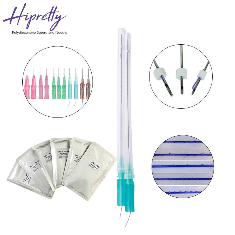 Beauty skin care pdo 3d 4d cog thread lift blunt cannula pdo thread for face/neck/body