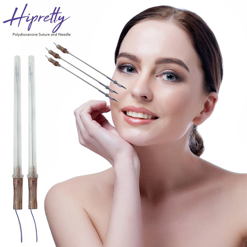 PDO Threading absorbable sutures pdo thread lift double needle eyebrow lifting v lift thread