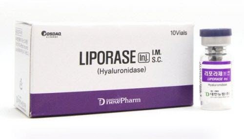 Hyaluronidase, LIPORASE 10vials,  break down hyaluronic acid online shopping