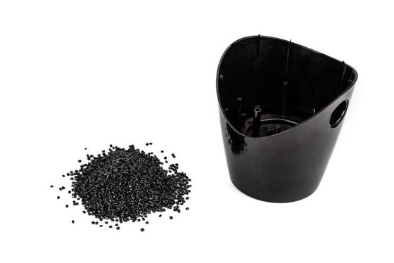High Black PE / PP Masterbatch Odorless Good Toughness Shiny Smooth Surface