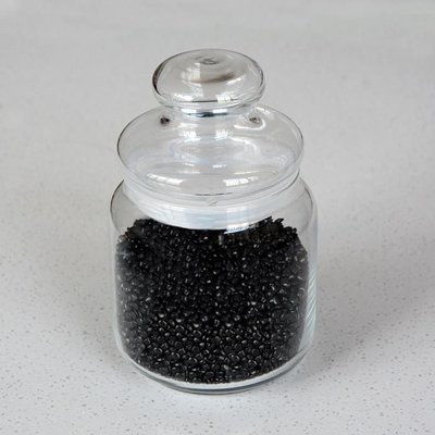 No Toxicity Plastic Black Masterbatch , Smooth Plastic Pellets For Injection Molding
