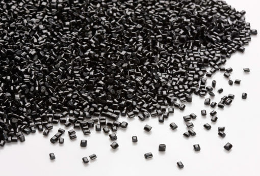 PE PP Black Plastic Pellets High Color Fastness Compatible With Various Material