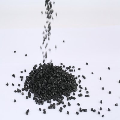 Odourless Plastic Black Masterbatch , Plastic Pellets For Injection Molding