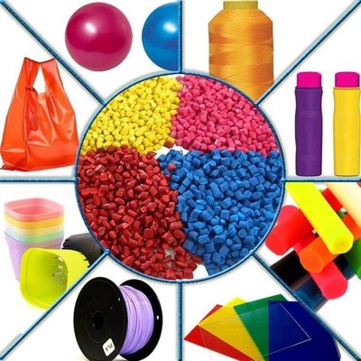 Injection Plastic Color Masterbatch , Compatible Plastic Granules Raw Material