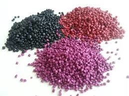 Multifunctional Recycled Plastic Resin , Polypropylene Particles Stable Performance