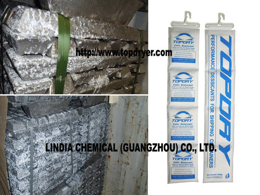 1kg TOPDRY Calcium Chloride Moisture Absorbent Desiccant Prevent Cargo Sweat And Container Rain