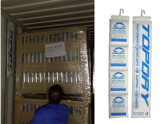 Tyvek Paper Package Calcium Chloride Desiccant For Agricultural Cargo Absorbing Moisture