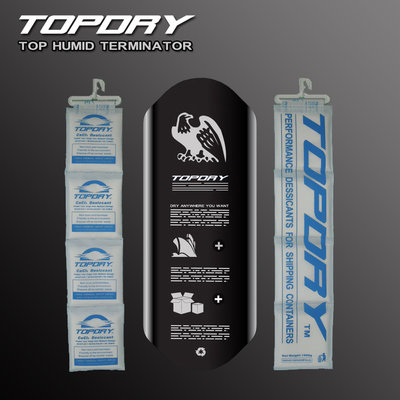 TOPDRY Powerful Container Moisture Absorber Compared With Molecular Sieve Desiccant