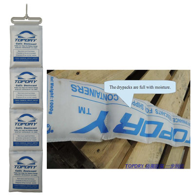 Keep Cargo Safe And Moisture Protective Calcium Chloride Desiccant Bag For Food Use