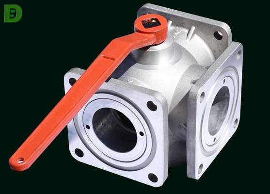 Aluminum alloy die casting sprinkler ball valve four position three way ball valve oil tank car valve accessories alumin