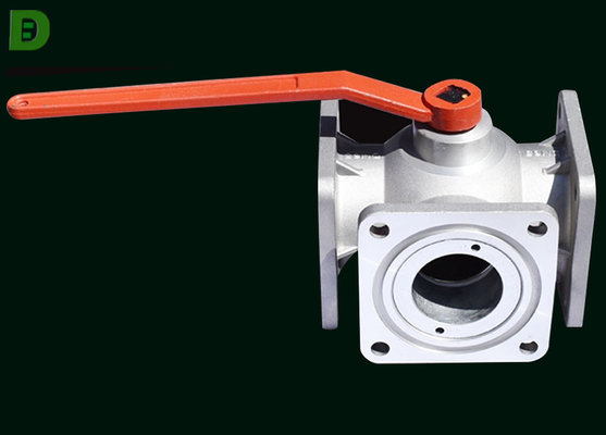 Aluminum alloy die casting sprinkler ball valve four position three way ball valve oil tank car valve accessories alumin