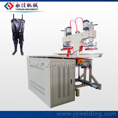 PVC fabric chest wader making machine