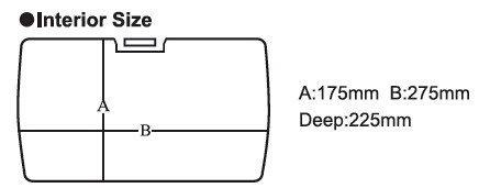 Pseudo-bait Box 275*175*260mm material PP Model no. XYZ501