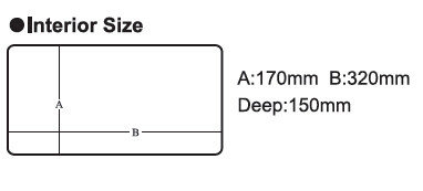 Pseudo-bait Box/Fishing Tool Box two layers 330*184*156mm material PP Model no. XYZ430