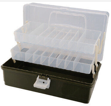 Pseudo-bait Box/Fishing Tool Box  320*190*155mm material PP Model no. XYZ401