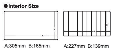 Pseudo-bait Box/Fishing Tool Box  320*190*155mm material PP Model no. XYZ401