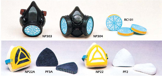 Safety Respirators and Filters with certificate CE & ANSI