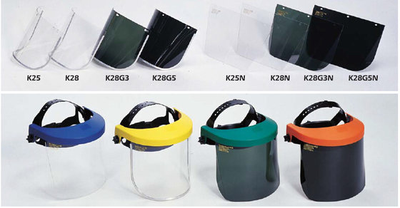 Safety FACESHIELDS K48L material PC certificate CE & ANSI