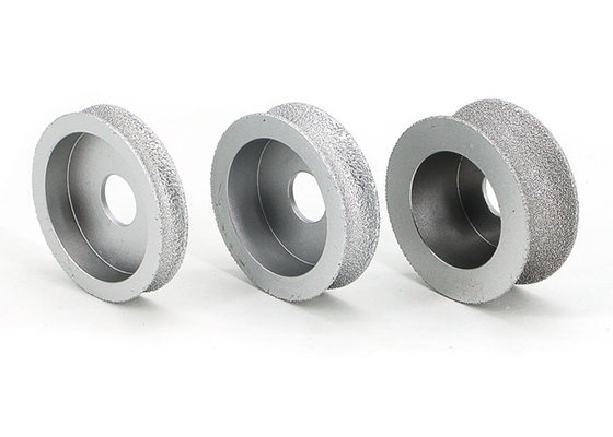 Brazed Diamond Concave Grinding Wheels GJ019 Model For Stone / Marble