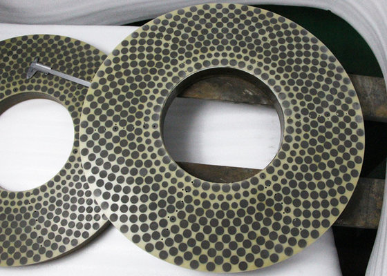 Large Diameter Vitrified Bond Grinding Wheels , End Face Use Vitrified CBN Grinding Wheel