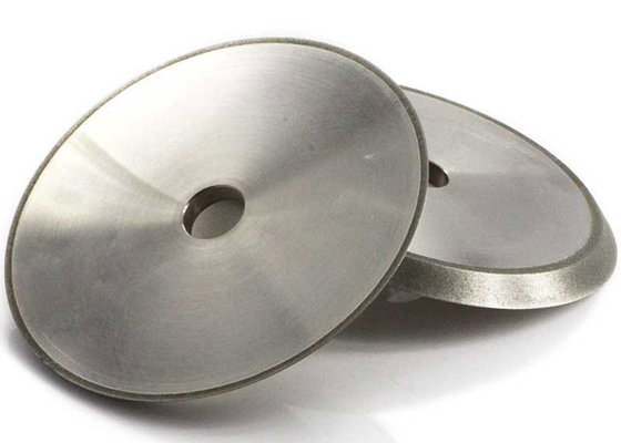 1V1 Electroplated Diamond Grinding Wheels 30 / 45 / 60 Degree Angle Available