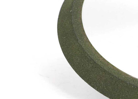 1V1 Resin Bonded Diamond Grinding Wheels Green Color With 30 / 45 / 60 Degree Angle