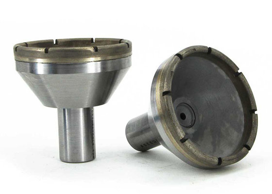 Optical Components Use Sintered Diamond Milling Wheel With Shank & Water Cooling Hole