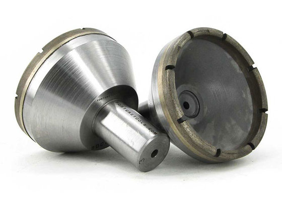 Optical Components Use Sintered Diamond Milling Wheel With Shank & Water Cooling Hole