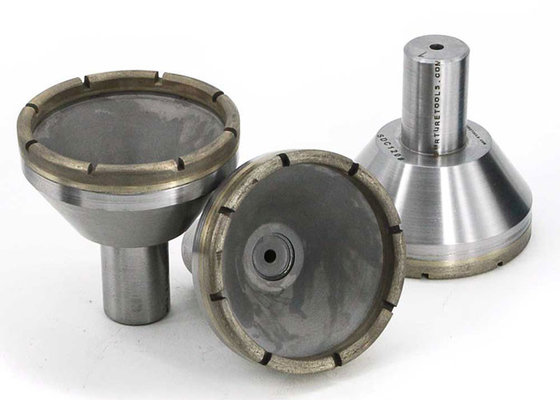 Optical Components Use Sintered Diamond Milling Wheel With Shank & Water Cooling Hole