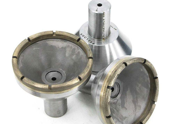 Optical Components Use Sintered Diamond Milling Wheel With Shank & Water Cooling Hole