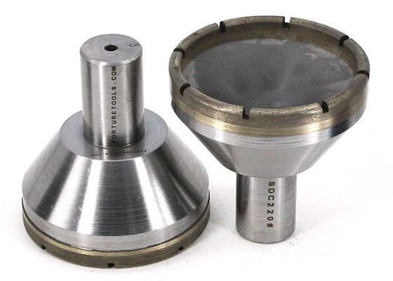 Optical Components Use Sintered Diamond Milling Wheel With Shank & Water Cooling Hole