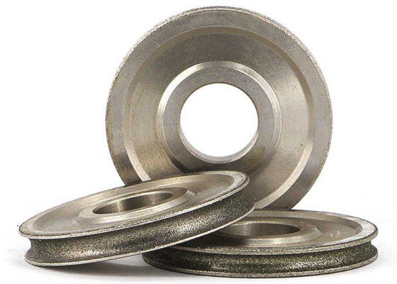 Diamond Coated Abrasive Grinding Wheel For 3 - 12mm Glass Round N Straight Edge