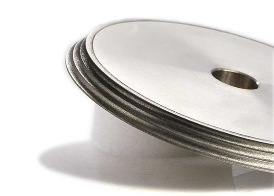 3OG Triple Edge Glass Grinding Wheels , Electroplated Bond Diamond Grinding Disc