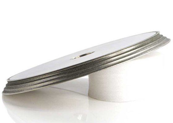 3OG Triple Edge Glass Grinding Wheels , Electroplated Bond Diamond Grinding Disc