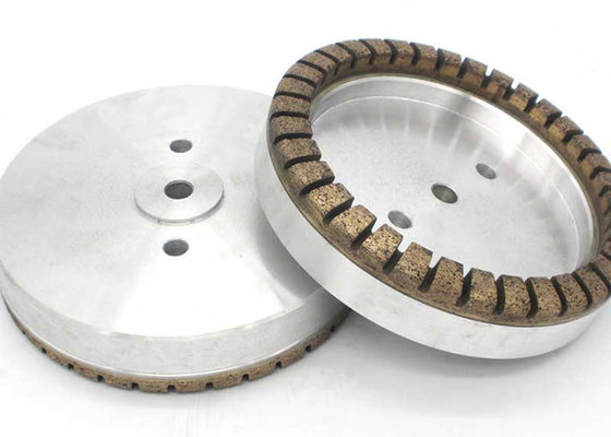 Glass Edge Use Metal Bond Grinding Wheels , Full Segmented Diamond Cup Grinding Disc