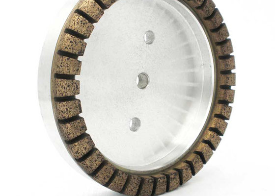 Glass Edge Use Metal Bond Grinding Wheels , Full Segmented Diamond Cup Grinding Disc