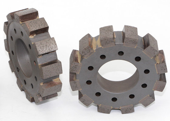 Full Segmented Diamond Grinding Disc / Flat Shape Metal Bond Wheel For Stone