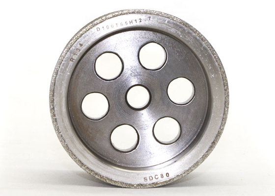 Customized Electroplated Diamond CBN Grinding Wheel Cylinder Shape Edging Abrasive