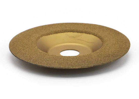 4 Inch Brazed Bonded Abrasive Disc , Granite / Marble / Tile Diamond Grinding Wheel