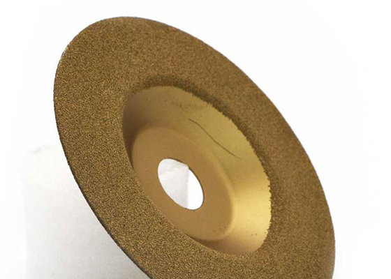 4 Inch Brazed Bonded Abrasive Disc , Granite / Marble / Tile Diamond Grinding Wheel